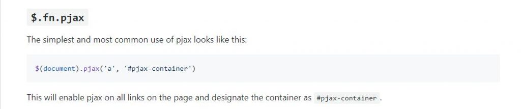利用pjax实现全站无刷新加载